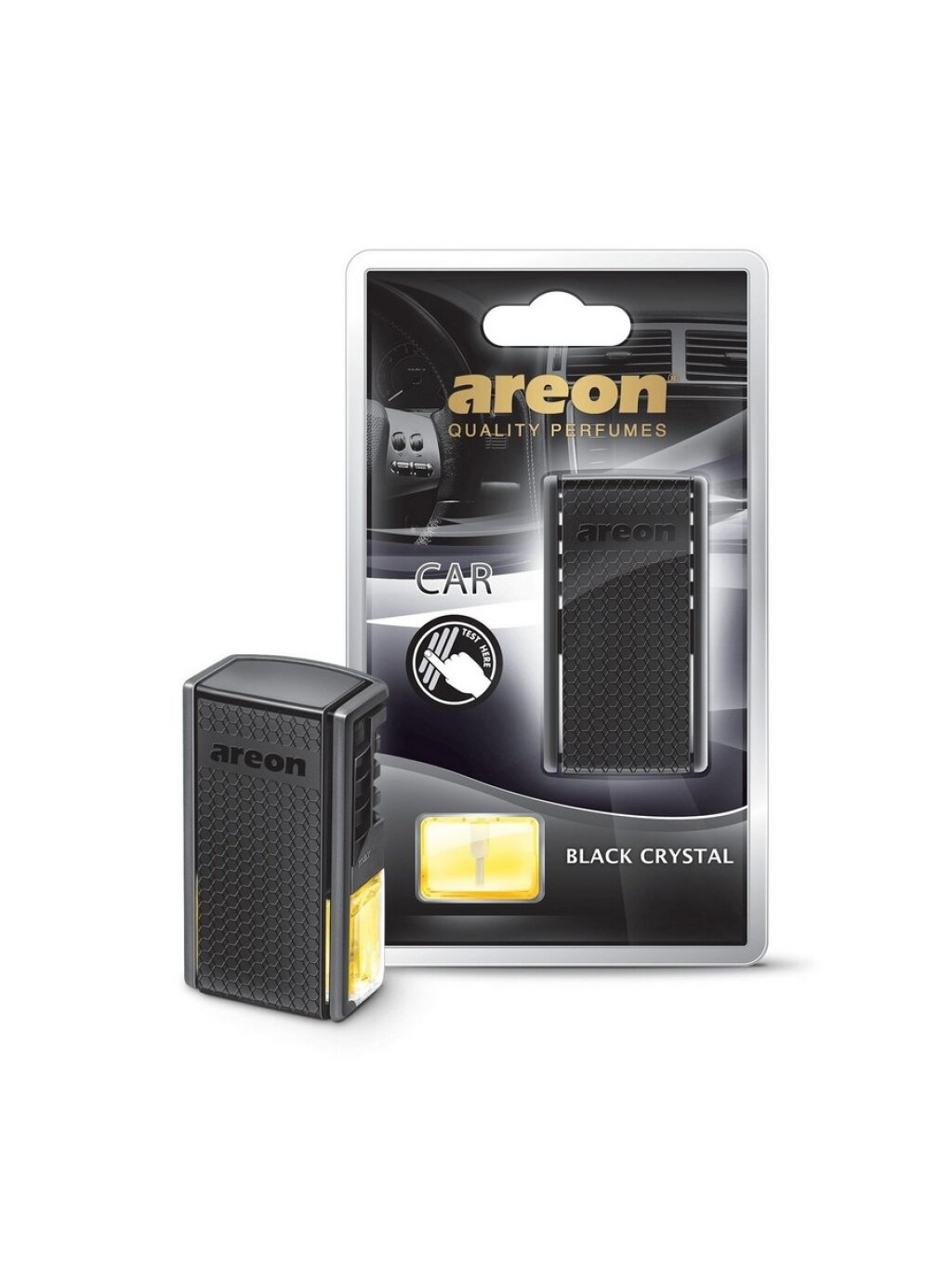 Ароматизатор на печку Areon Car box Superblister Черный кристалл