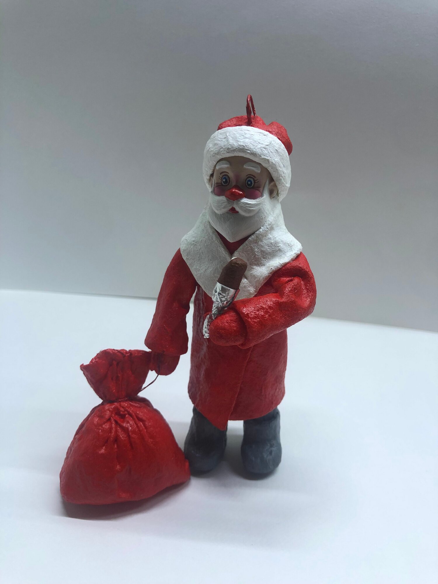 Ватная игрушка "Дед Мороз" 13см