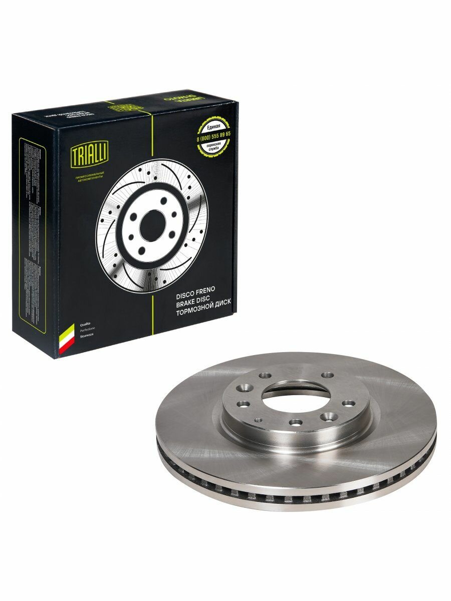 Диск тормозной передний для а/м Mazda CX-7 (07-), Trialli DF 250114