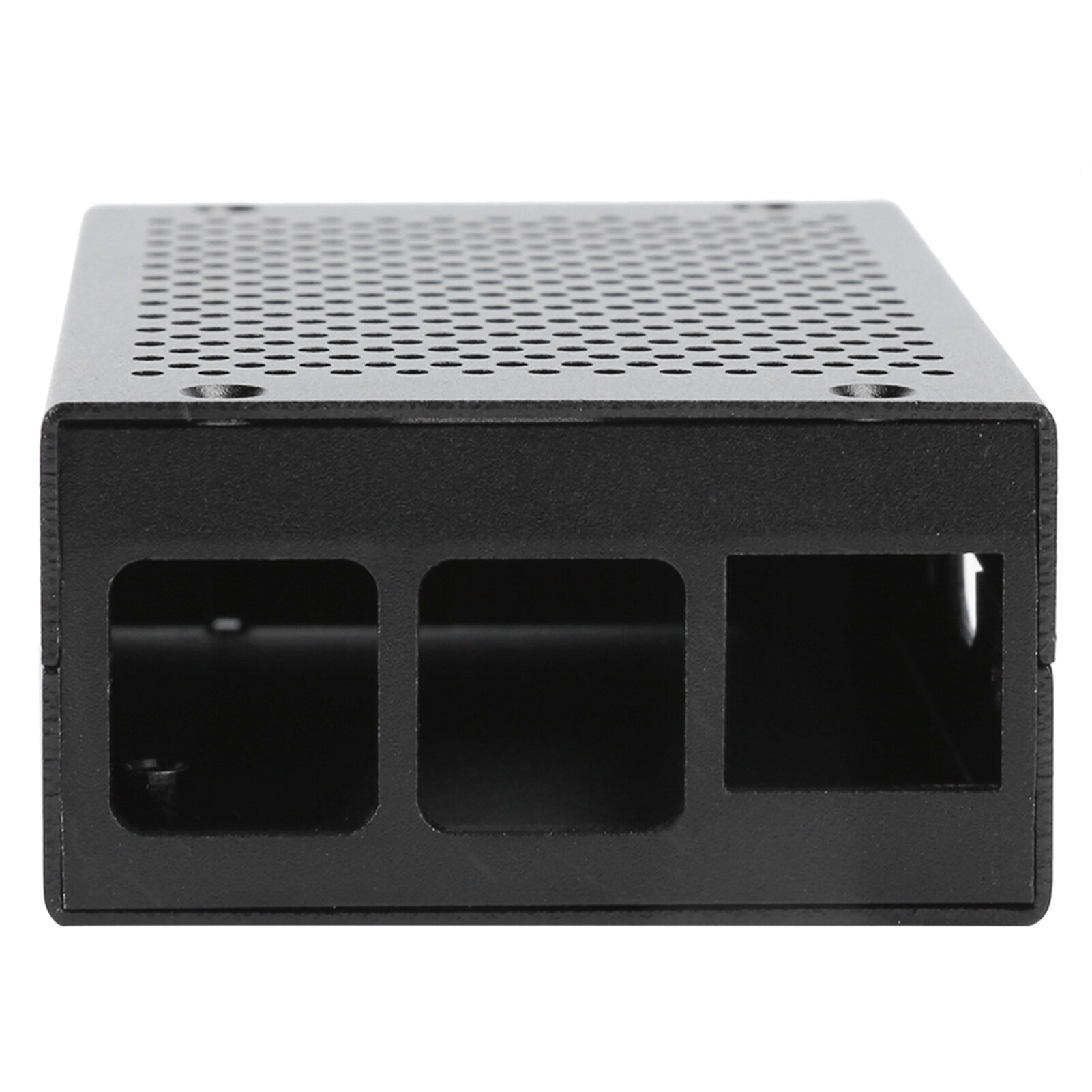 Алюминиевый корпус для Raspberry Pi, с вентиляцией, улучшенная теплоотвод, для Pi 3 B+ и B, 30% толще стандартного