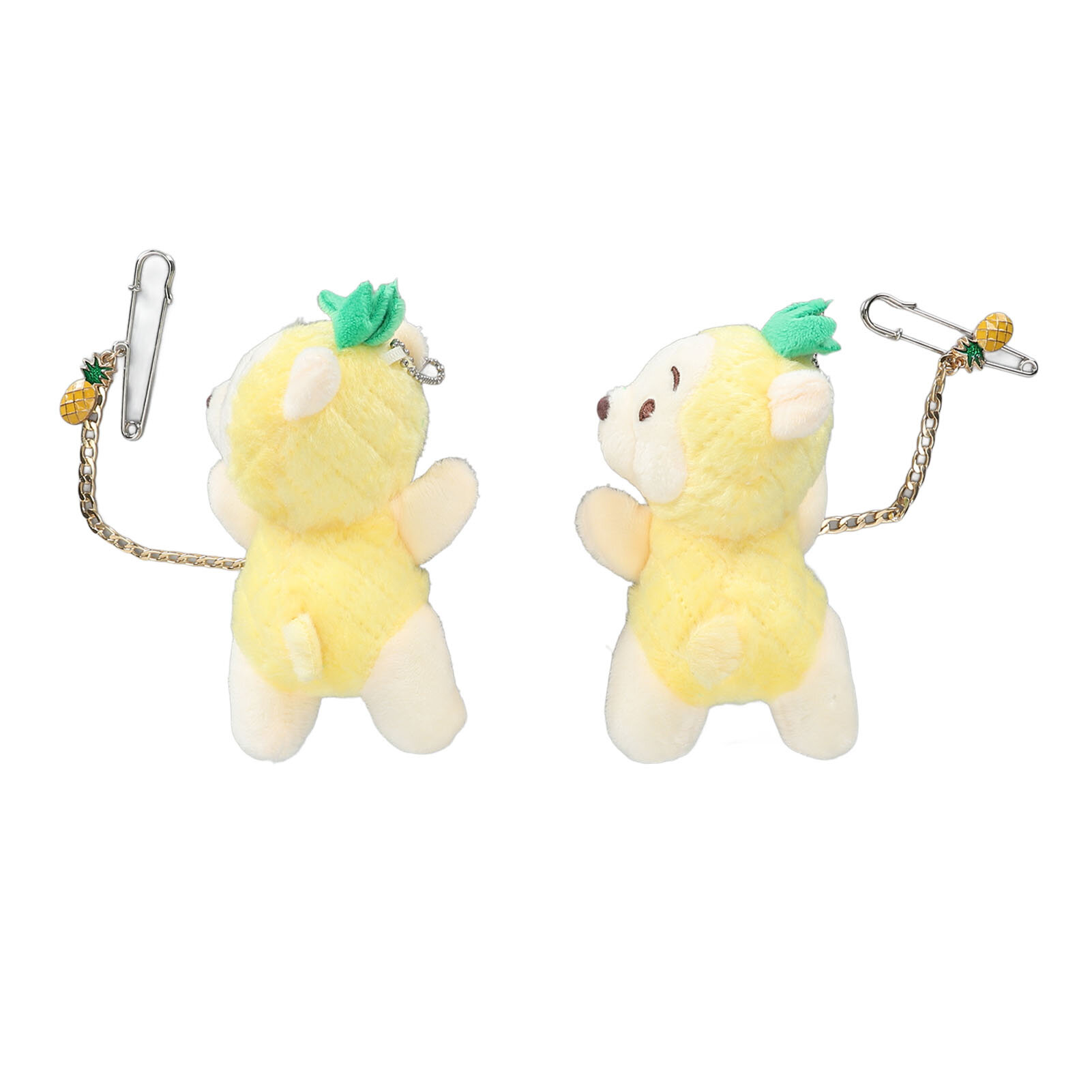 2 шт. брелоки в виде мягких игрушек, милые плюшевые брелок-подвески в виде животных, мягкие подвески для сумок, рюкзаков и рюкзаков.