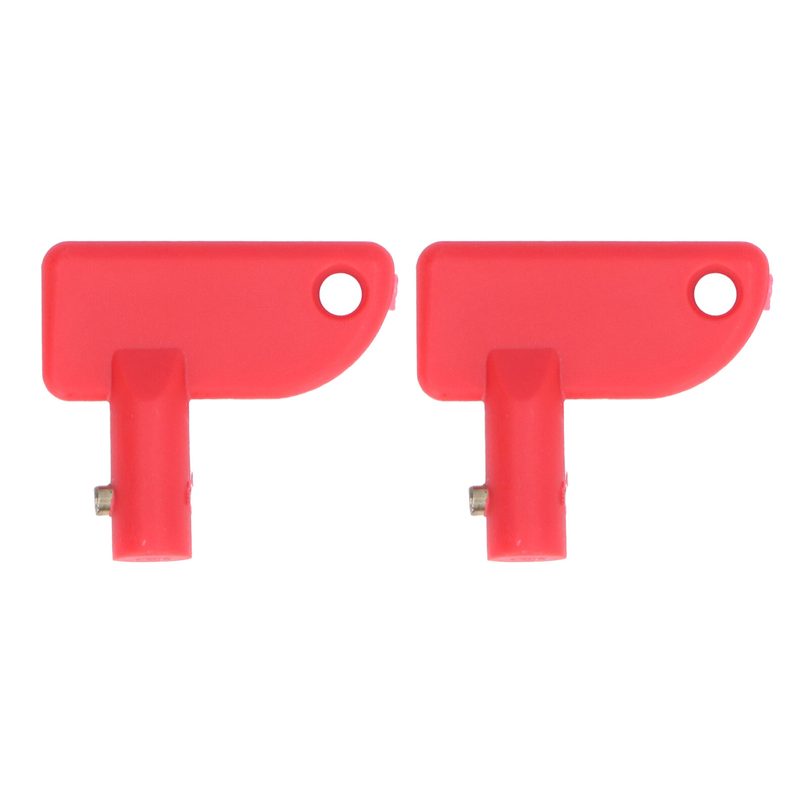 2 шт. Запасной ключ для аварийного выключателя, миниатюрный изолятор отключения аккумулятора для лодки, морского транспорта, автомобиля, грузовика, красный