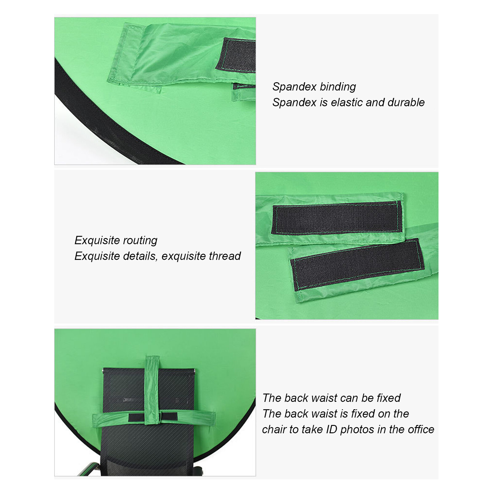Фон складной портативный, с зеленым экраном, для фотосъемки, игр, прямой трансляции