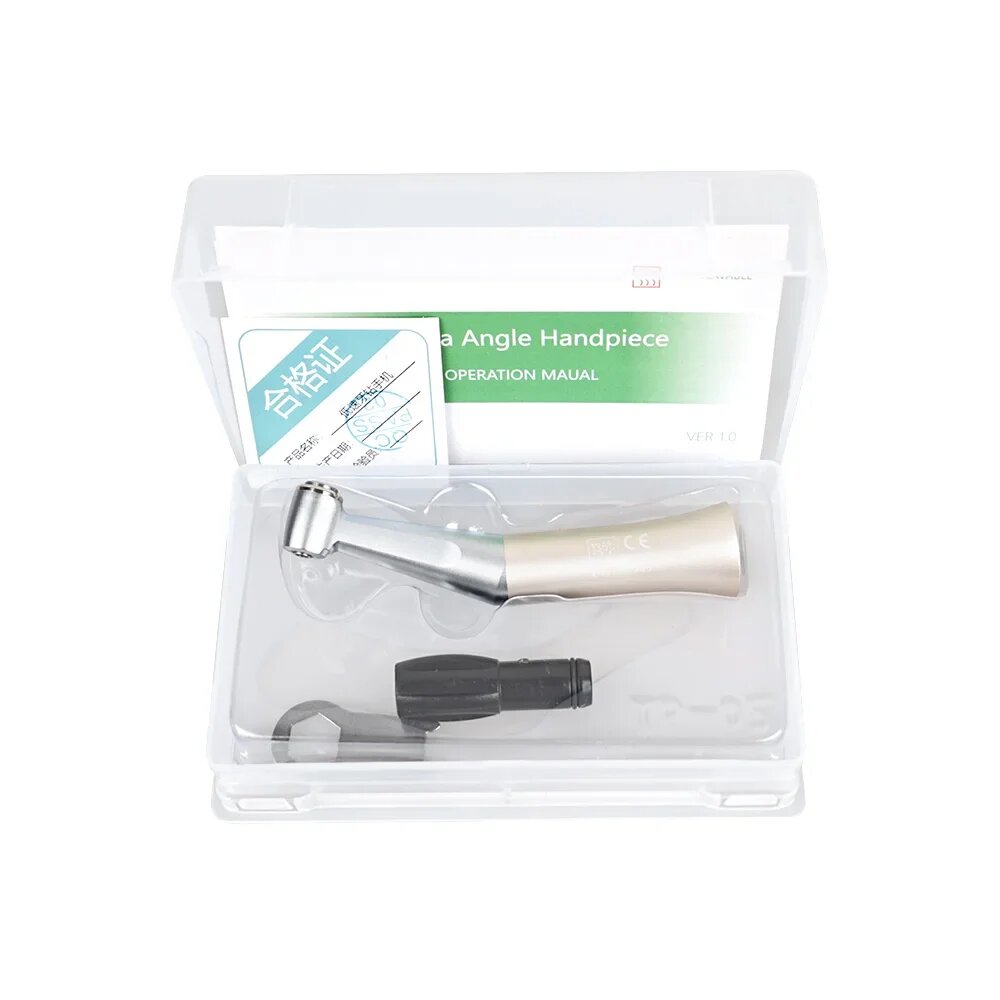 Стоматологический угловой наконечник ELIJAH 1:1, низкоскоростной носовой конус, костюм для боров ø2,35 мм, тип E, внешний распылитель воды, стоматологический инструмент