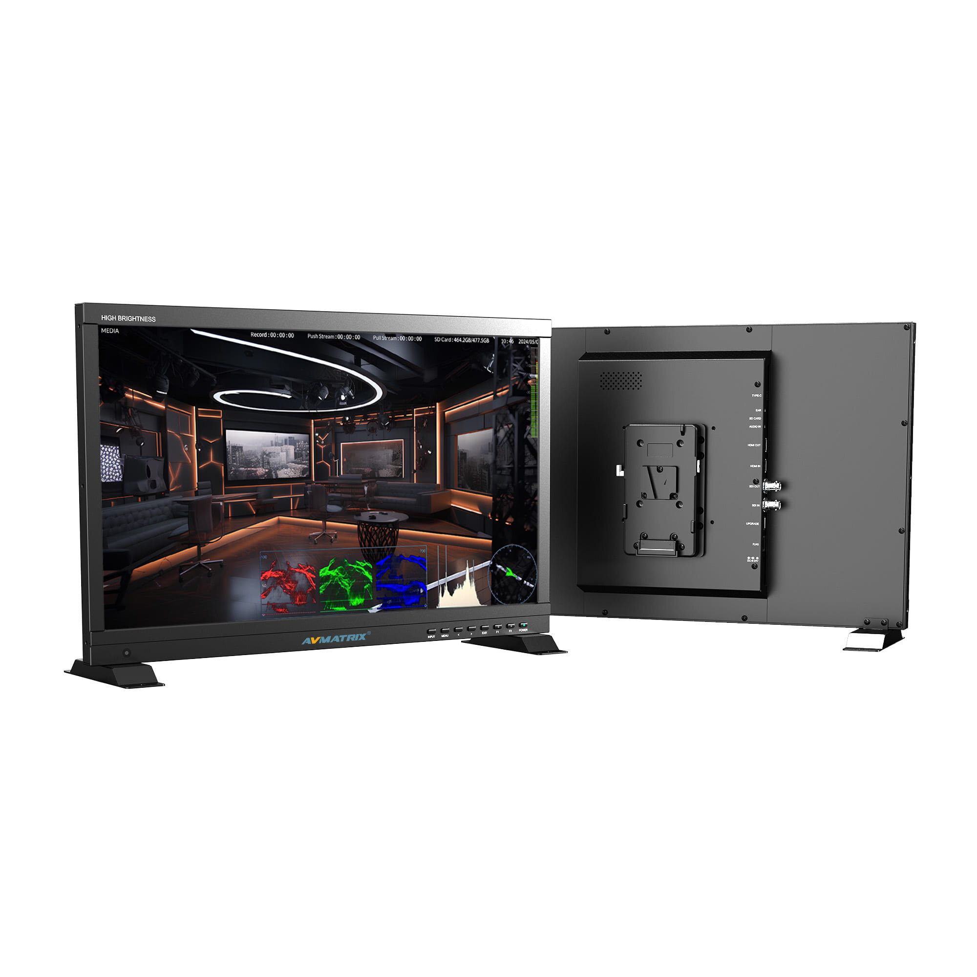 Видеомонитор AVMATRIX BDM215-E стример-рекордер, шт