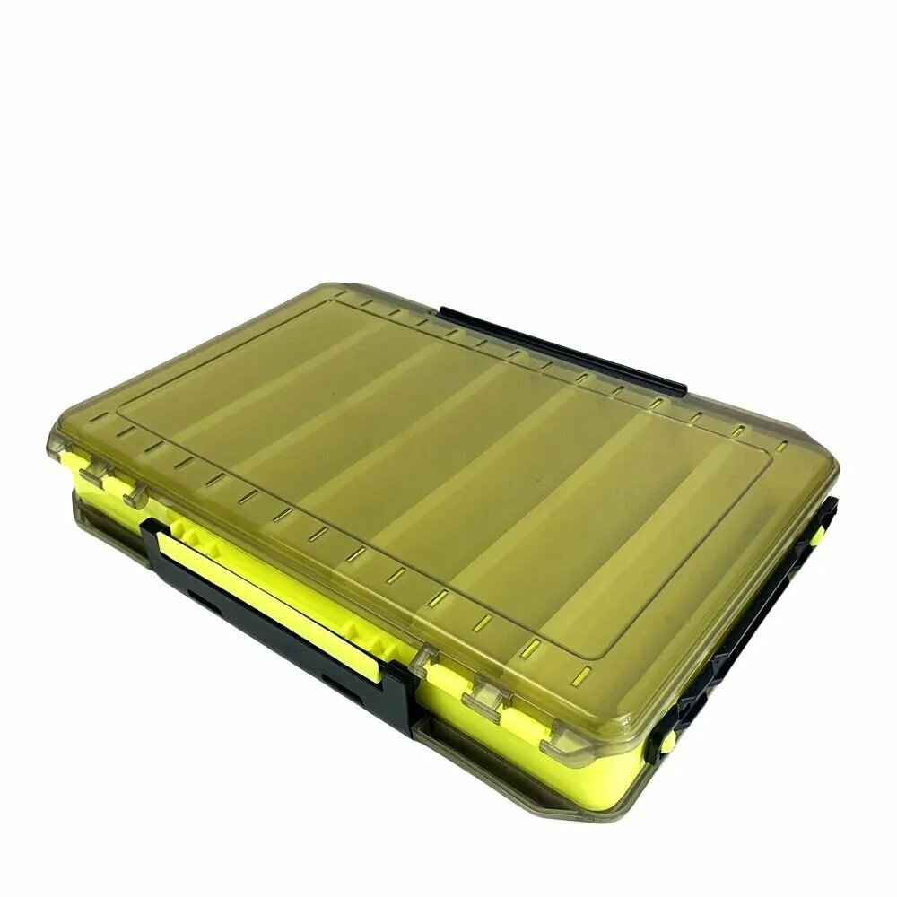 Бокс, коробка рыболовная двухсторонняя для воблеров, раттлинов и блёсен