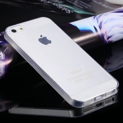Силиконовый чехол для телефона iPhone 5 5S 5G SE2016, мягкий прозрачный ультратонкий прозрачный чехол 0,33 мм, супертонкий гель из ТПУ