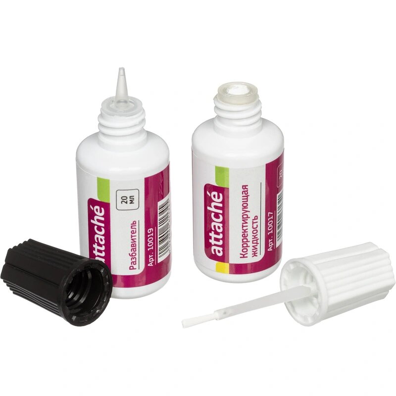 Корректирующая жидкость и разбавитель набор 20мл х 2 ATTACHE '62134