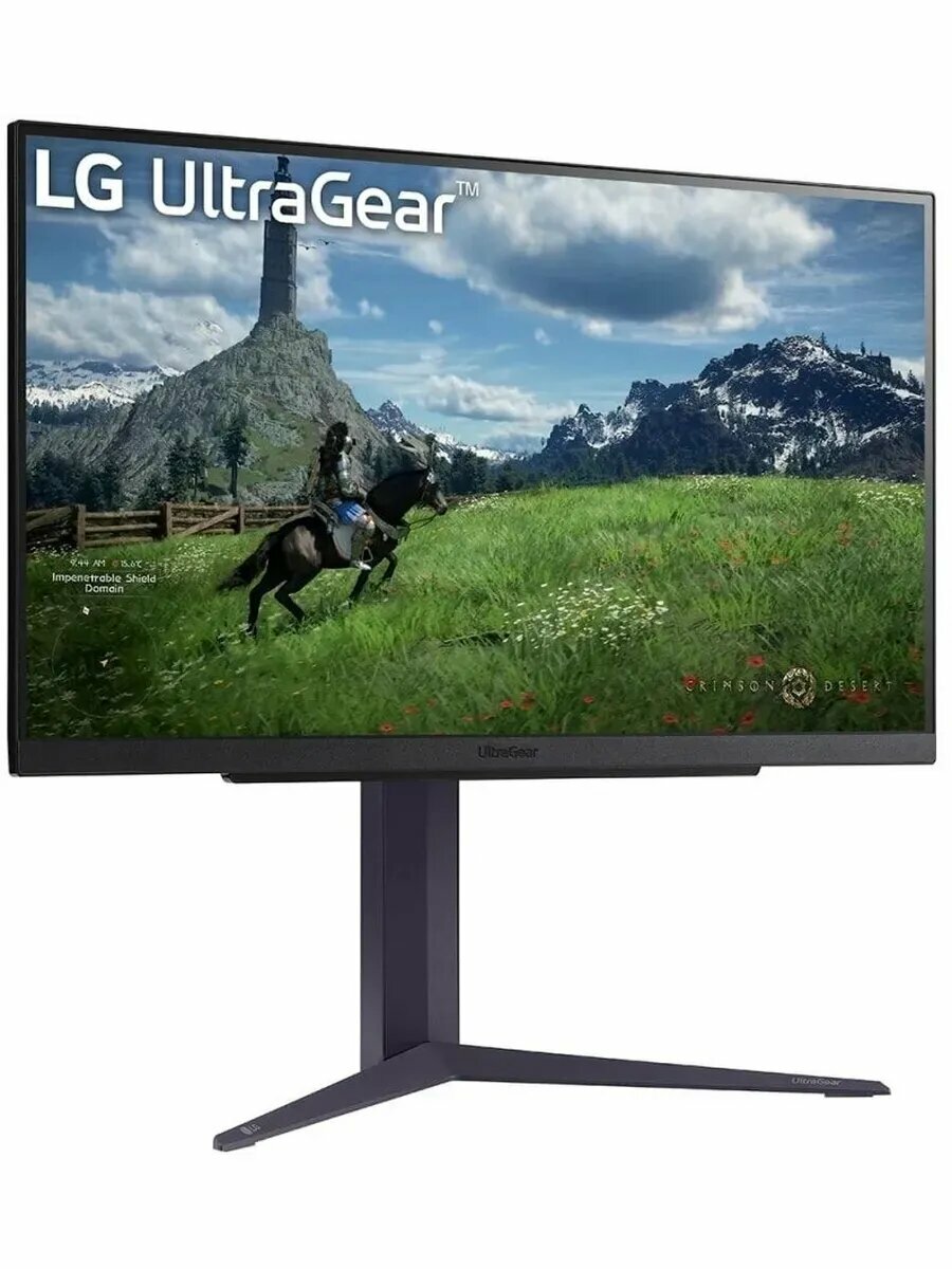 Монитор LG 27 UltraGear 27GS85Q-B черный IPS LED 16:9 HDMI матовая HAS 400cd 178гр/178гр 2560x1440 2