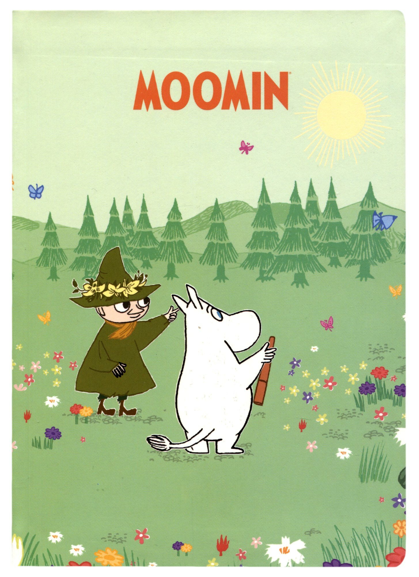 Блокнот Moomin Муми-тролль и Снусмумрик в походе, 192 страницы