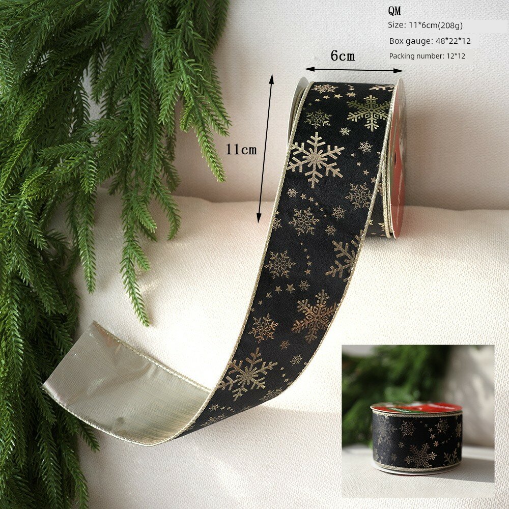 Рождественская лента RLRTi для украшения елки, розовая, высококачественная, из бархата, сетчатая, атласная, для