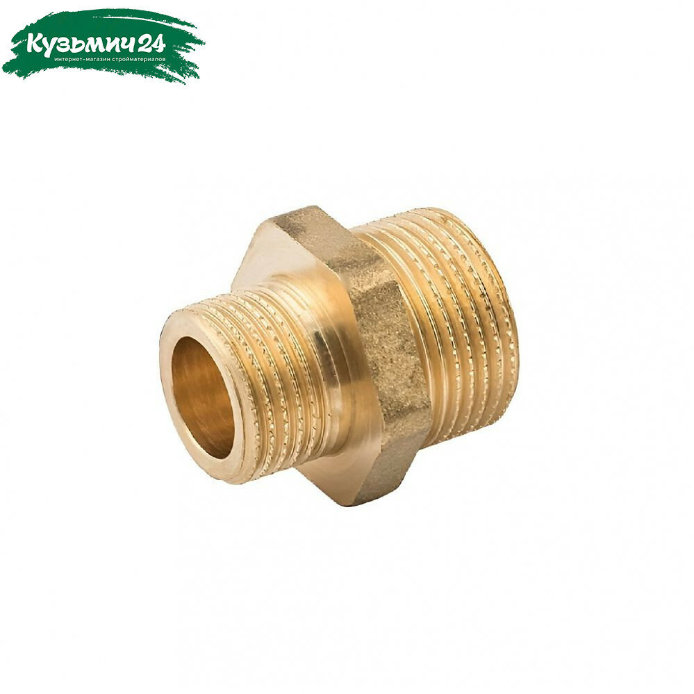 Ниппель резьбовой Elsen 1"-1 1/4", НР-НР, EBF29.10114, переходной, латунь