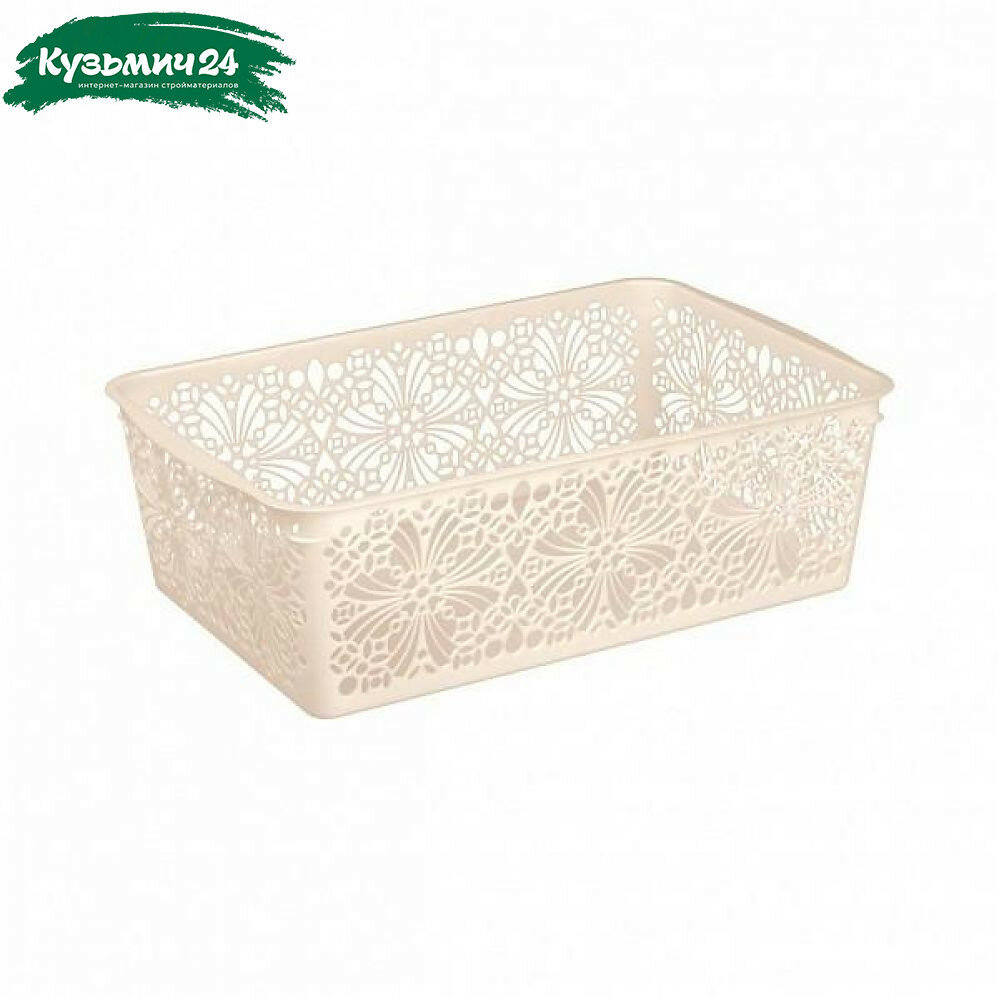 Корзина универсальная Econova Floral 300x195x95 мм Бытпласт 4312962