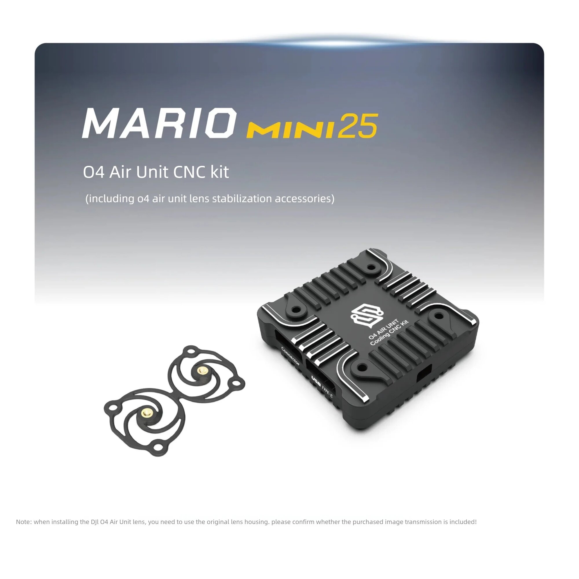 Speedybee Mario Mini25 O4 набор для квадрокоптера O4 Air Unit CNC Set