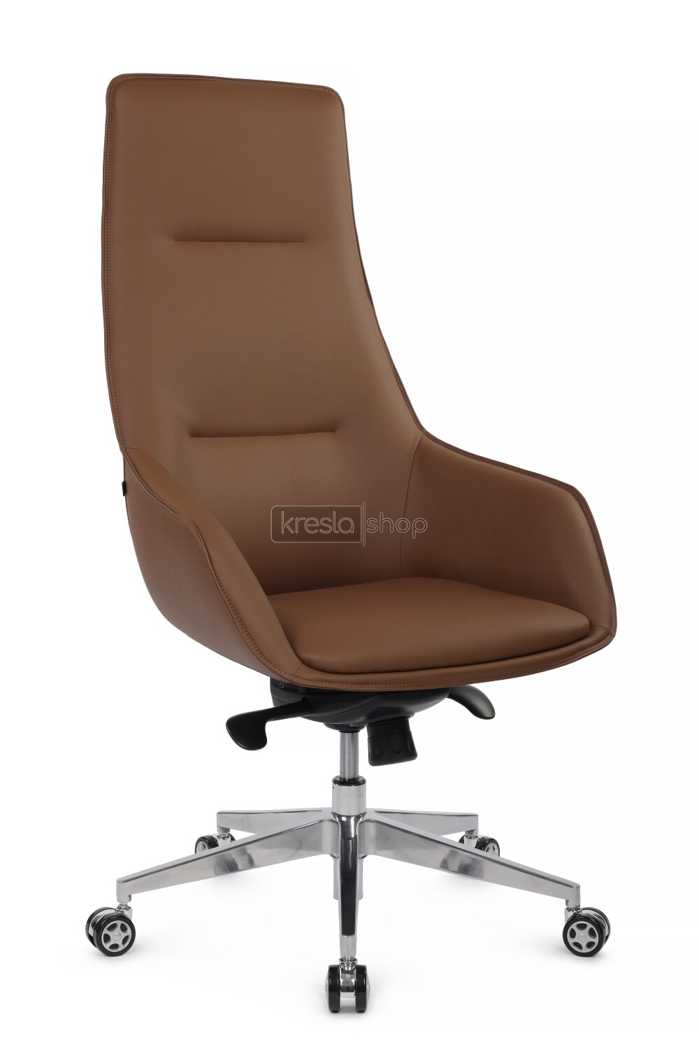 Кресло для руководителя Riva Design Мэджик / Magic A628-1 коричневая премиум экокожа