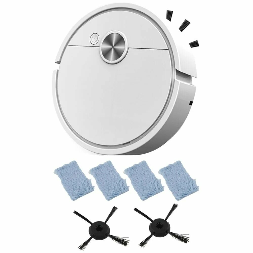 Робот-пылесос 3 в 1 для подметания и влажной уборки полов smart sweeping robot