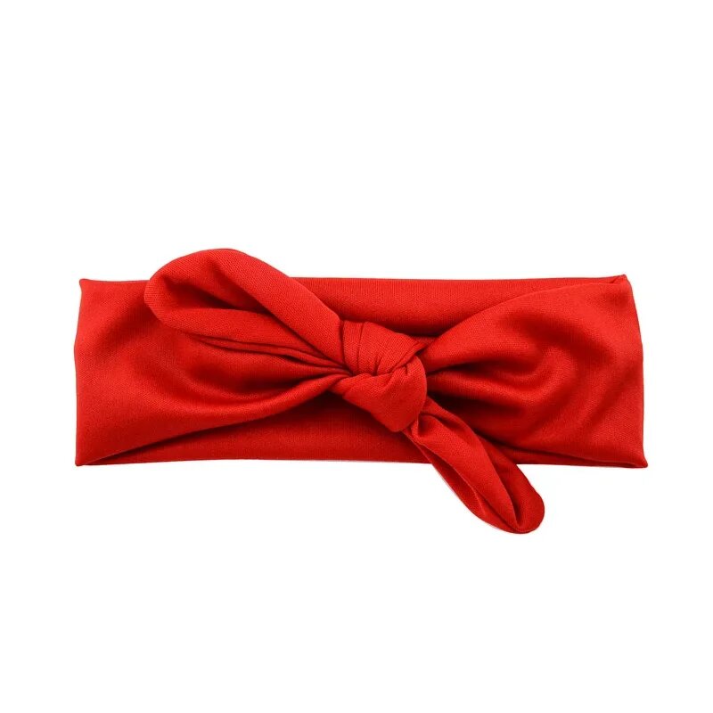 Детская нейлоновая повязка на голову KIDS BOWS Красный, 26