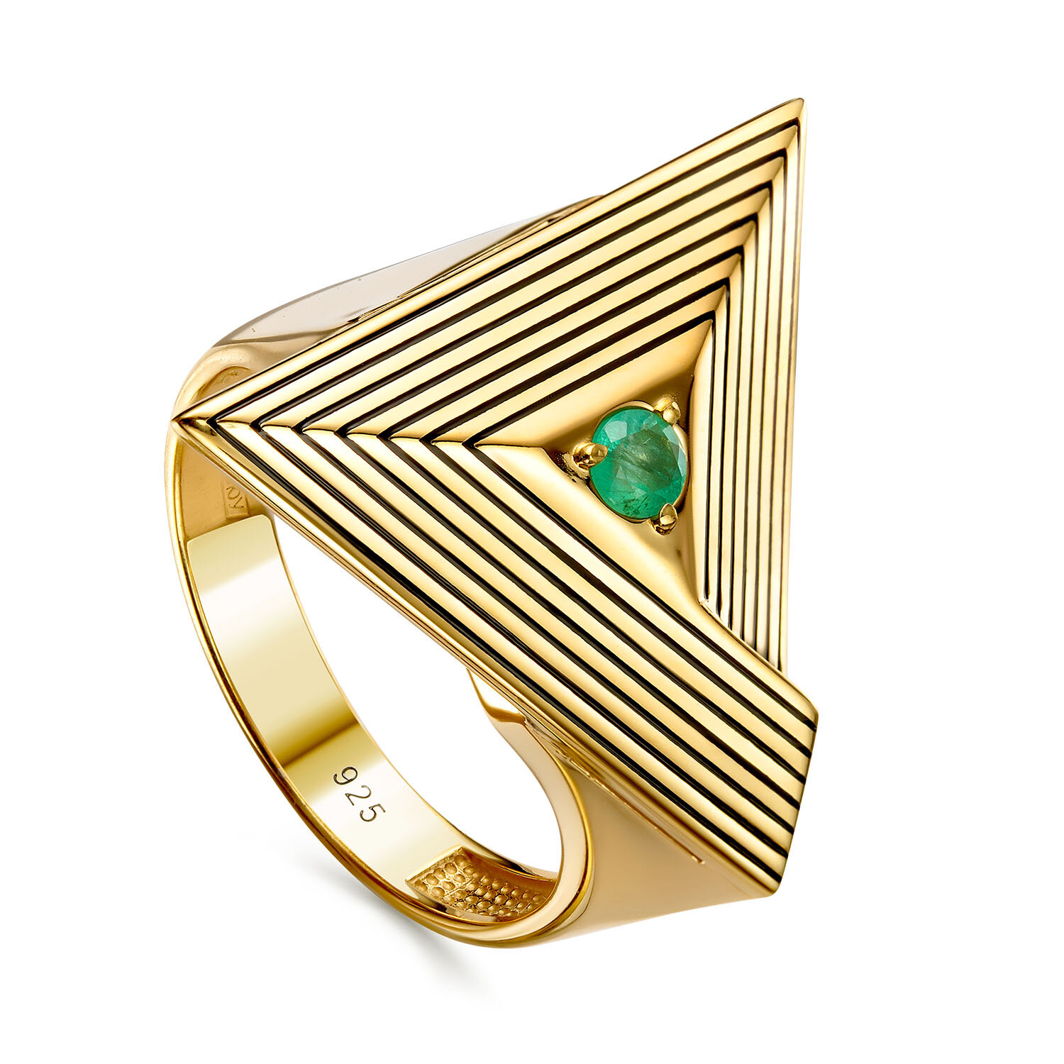 Кольцо тонкое, серебро, 925 проба