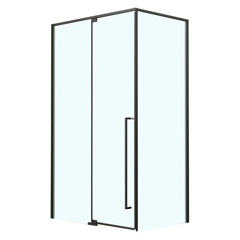 Душевой уголок Azario Male SQR-120х90х195-MB-CL матовый черный