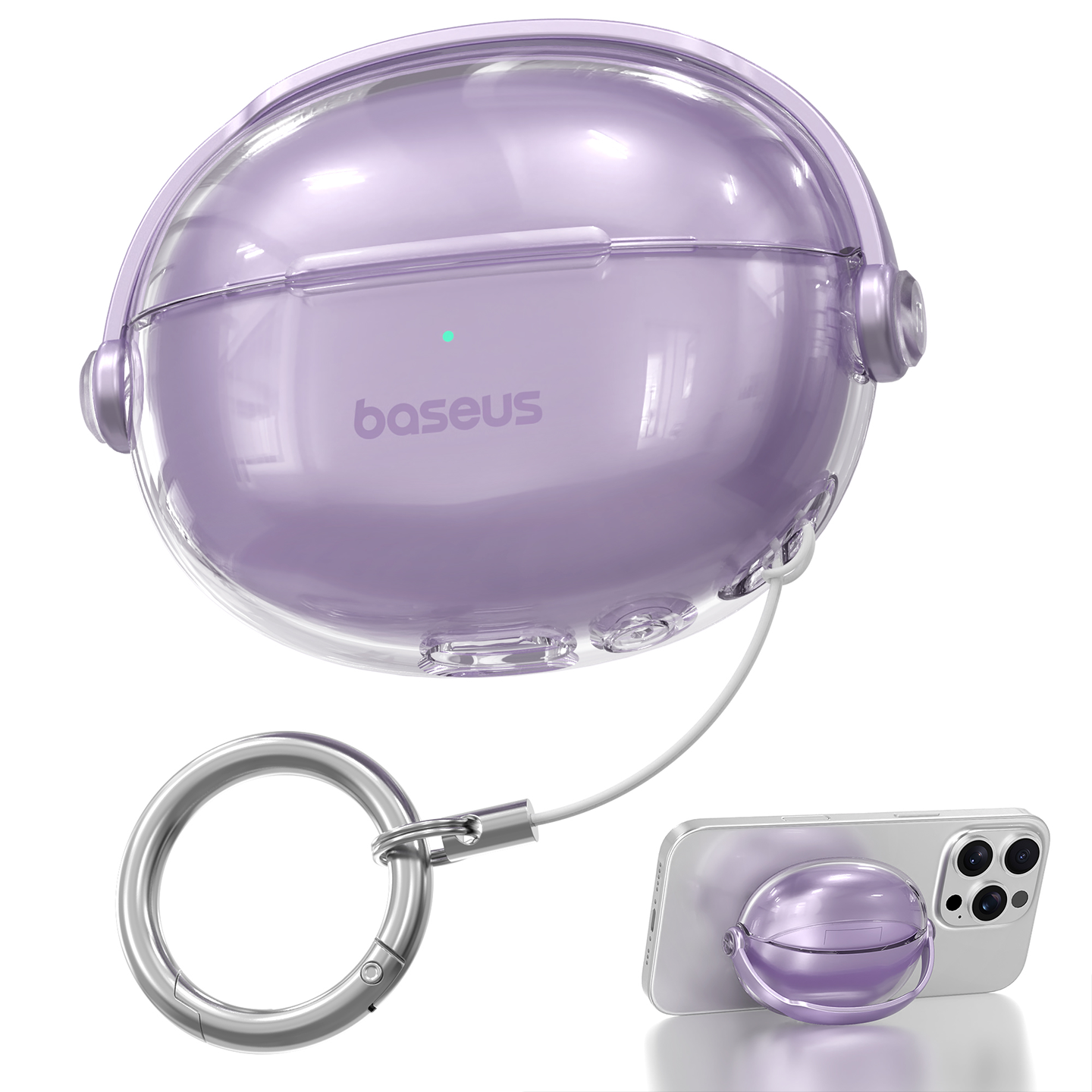 Защитный чехол для наушников Baseus MC1 Pro, новая модель 2025 года, для AI Bluetooth-гарнитуры, креативный