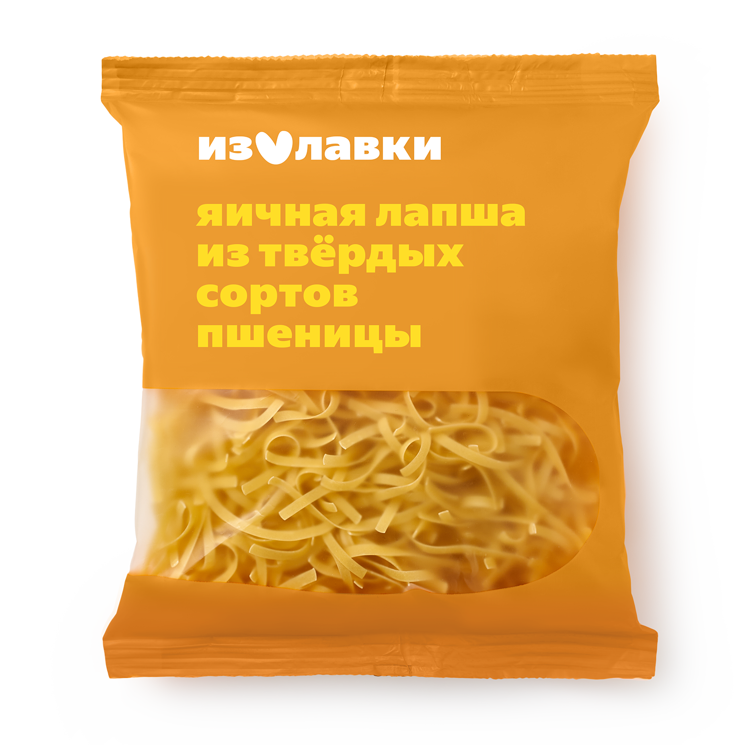 Лапша яичная домашняя «Из Лавки» из твердых сортов пшеницы, 250 грамм