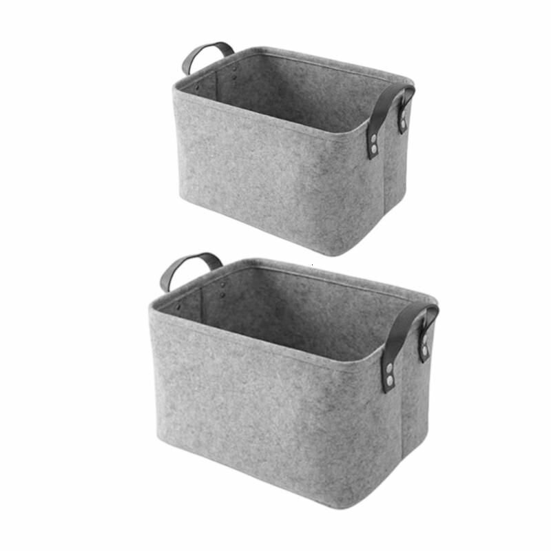Набор из 2 фетровых коробов для хранения