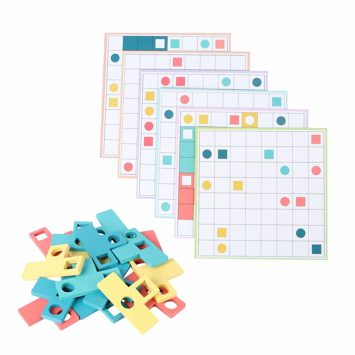 T-Образная Игра Соответствия Из Синтетических Материалов Для Детей, Развивающая Игрушка, 1 Комплект