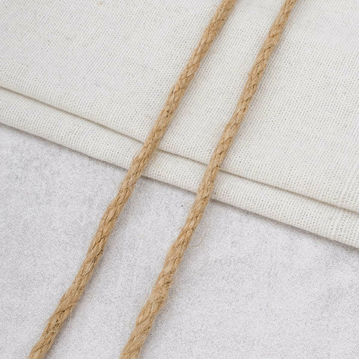 Канат джутовый, толщина 5 мм, цвет натуральный, Astra&Craft, 50 метров