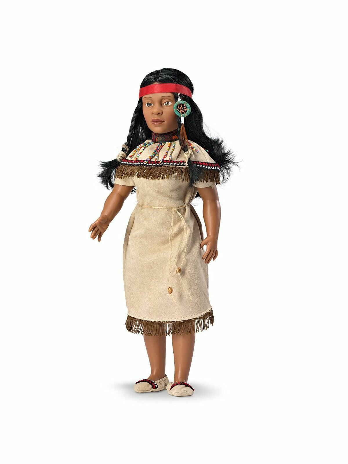 Кукла для девочки виниловая 41 см Индия Трибу Папаго (40106)
