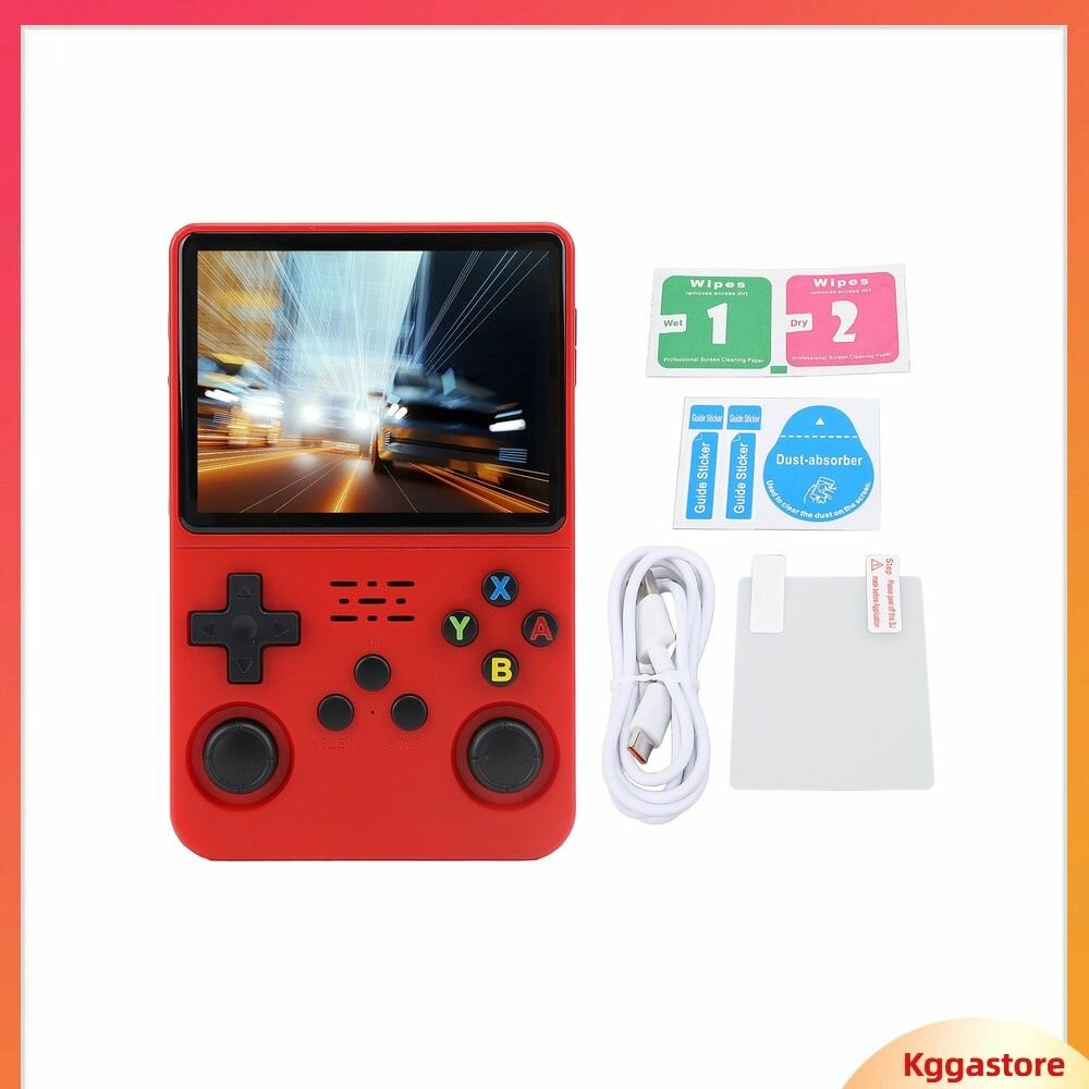 Портативная консоль, 3.5" IPS экран 640x480, аккумулятор 3200 мАч, для Linux, 32+64 ГБ