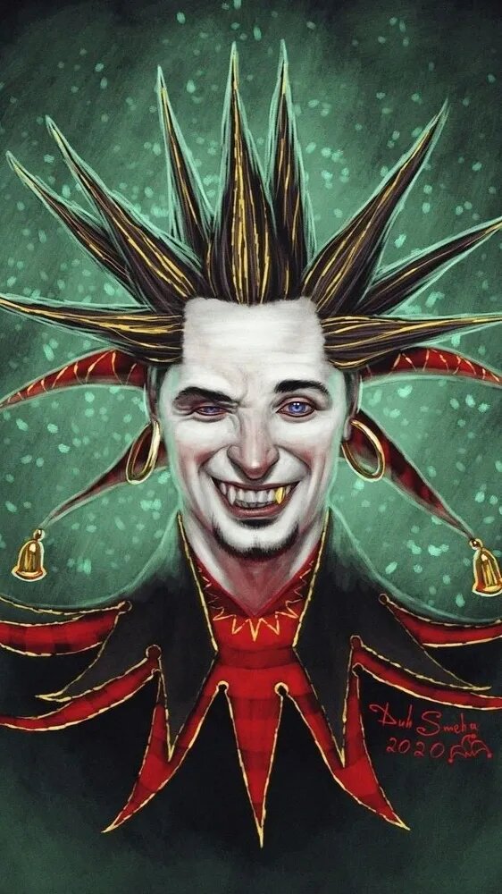 Алмазная Мозаика "Король И Шут" 40x50 См Алмазная Вышивка / Картина Стразами Подарков / Украшения