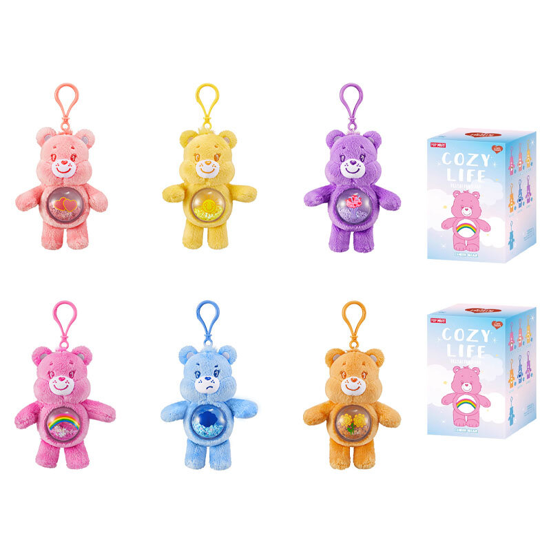 Игрушка унисекс POP MART Care Bears Cozy Life Sand Plush Charm, 2 шт.