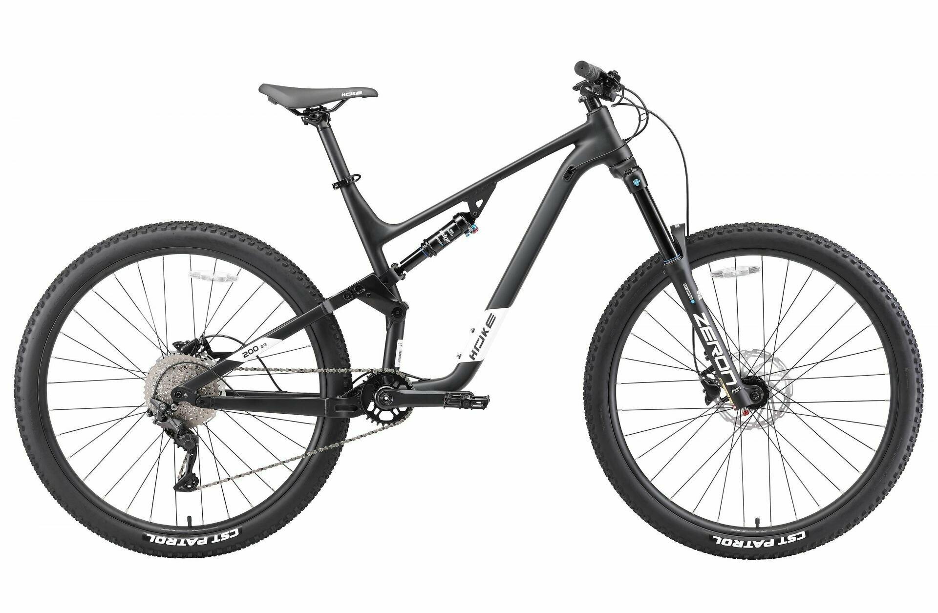 Велосипед двухподвесной HOKE FS 300- 29 матовый чёрный под рост 172-185 см RockShox