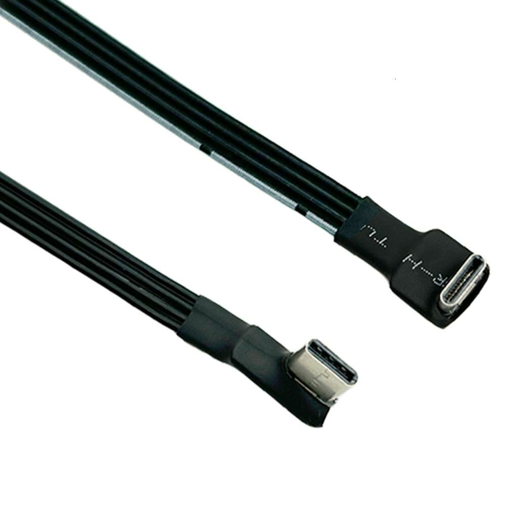 USB 2.0 кабель Type-C – Type-C под углом, 0.1m - Испытание на изгиб
