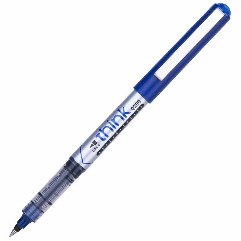 Роллер Deli Think синий толщина линии 0.35 мм, 1825170