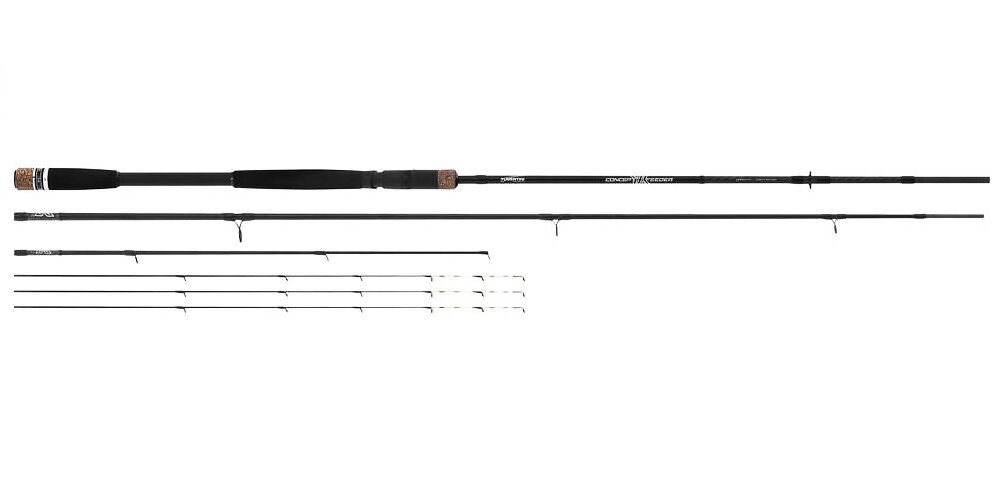 Удилище фидерное Tubertini Concept X Feeder 3,90 м, Medium Action, 3+3 секции, карбон