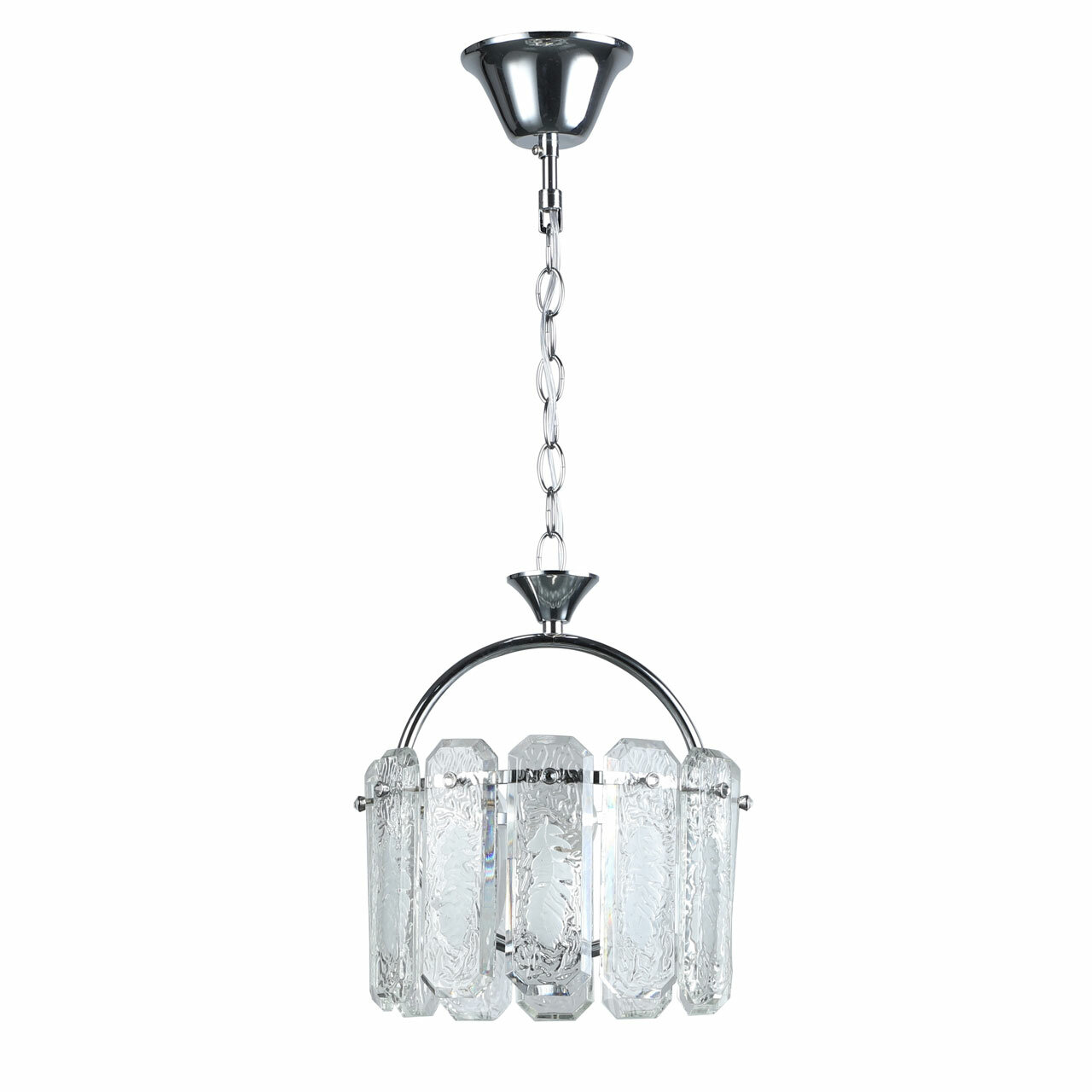 Светильник подвесной, люстра ясенсвет Бриз 111018201, 1*60W E27 2700К, цвет: хром