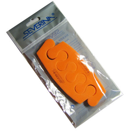Разделители для пальцев SEVERINA, одноразовый, мягкий, оранжевый, 11 см х 4 см