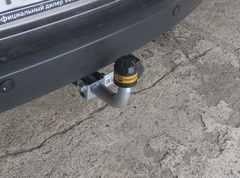 Фаркоп Motodor Volkswagen Tiguan, Skoda Kodiaq, Yeti, Audi Q3 (оцинк. Шар) арт.92711-A