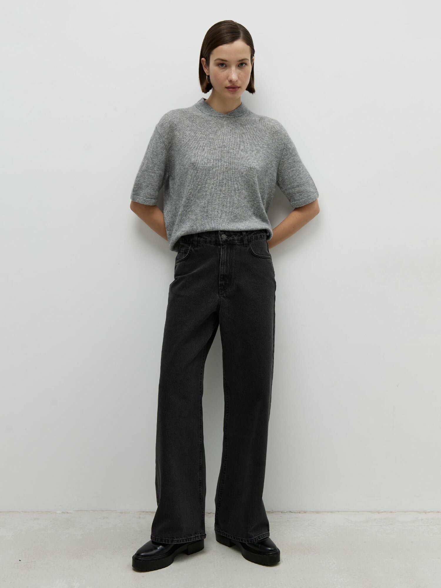 Джинсы широкие 