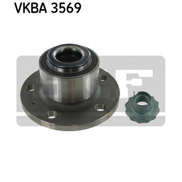 SKF VKBA 3569 (1006520001 / 101027 / 1047) подшипник-ступица пер. Audi (Ауди) a2 / VW Polo (Поло) / Skoda (Шкода) fabi