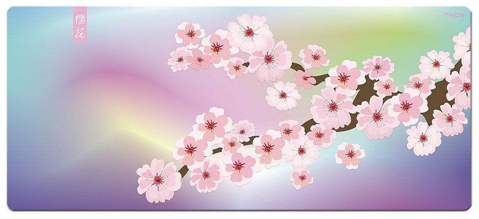 Коврик для мыши X-raypad Thor Pink Sakura XXL (900x400x3мм)
