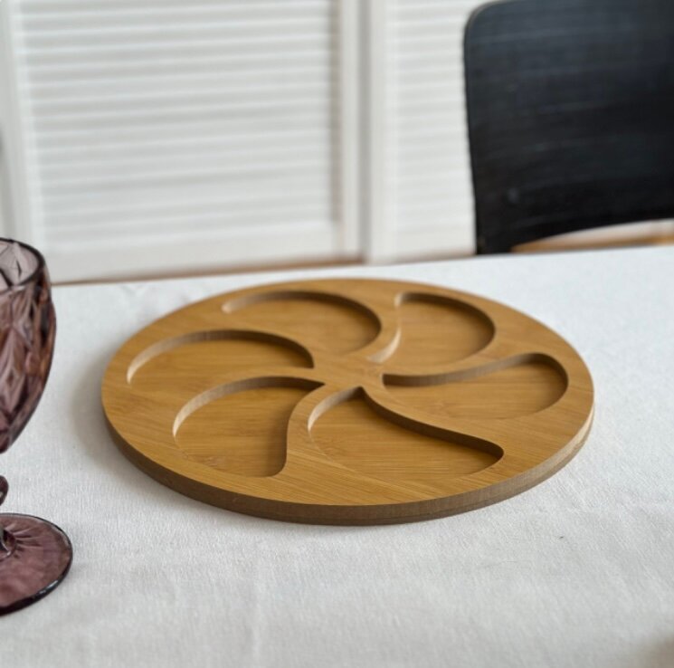 Менажница Ветерок круглая диаметр 29см (МДФ) ТОиТО