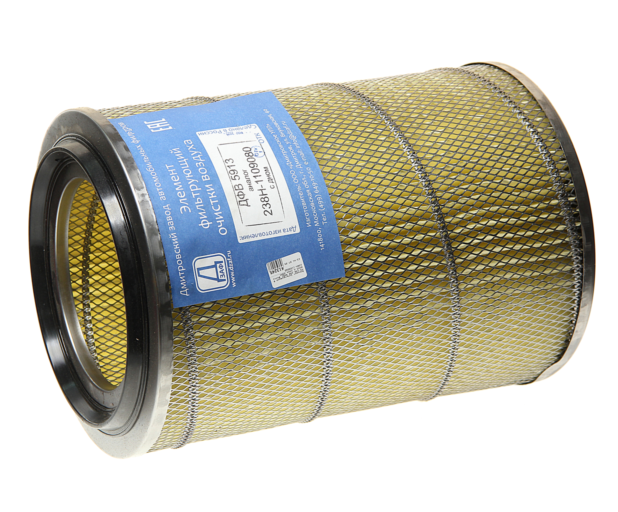 Элемент фильтрующий ЯМЗ-238,240,8401 воздушный с дном дзаф