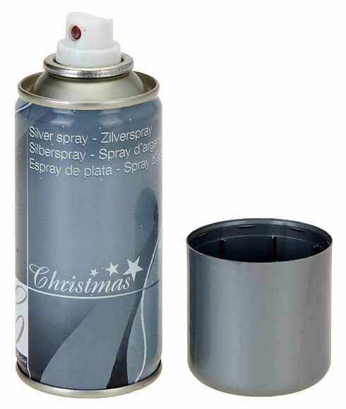 Спрей серебро для новогоднего декора, 150 мл, Koopman International ABK000500