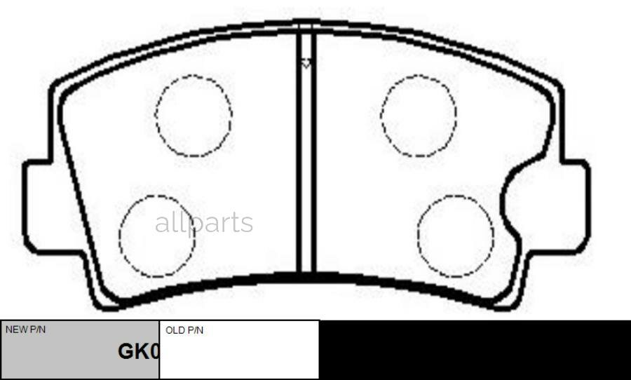 CTR GK0675 Колодки задние MAZDA 6 02->/323 98-04/626 97-02 CTR GK0675
