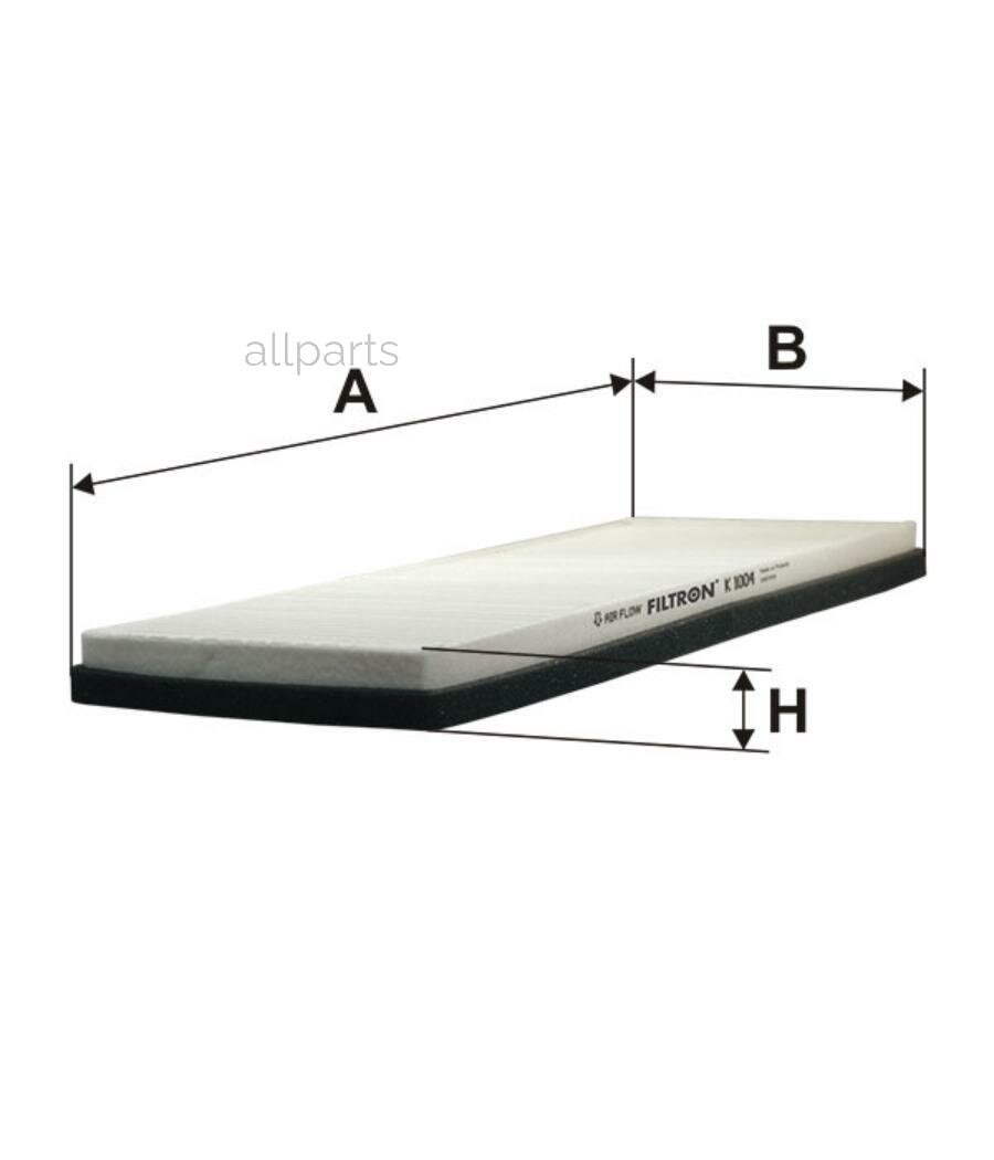 FILTRON K1004 Фильтр салонный FILTRON K1004