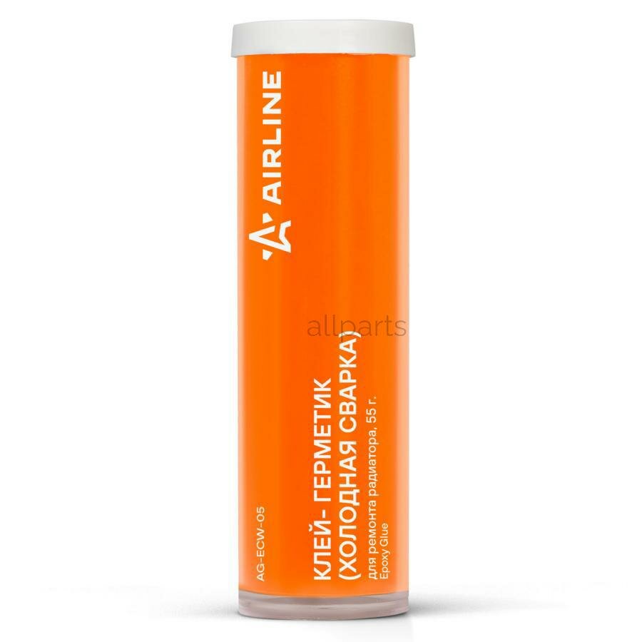 AIRLINE AG-ECW-05 Клей-герметик (холодная сварка) для ремонта радиатора, 55 гр, туба AIRLINE AG-ECW-05