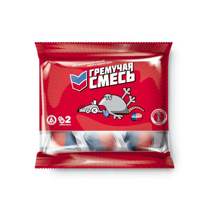 Тесто брикет 100г Гремучая Смесь с мумифиц. эффектом 10/100/4800