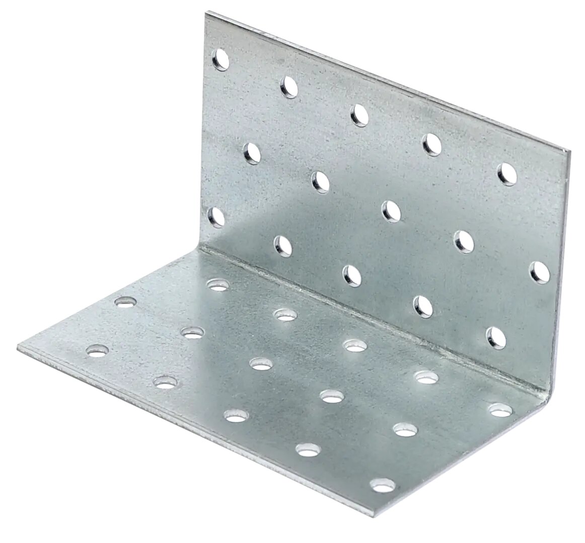 Угол крепежный равносторонний KUR 60x60x80x1.8